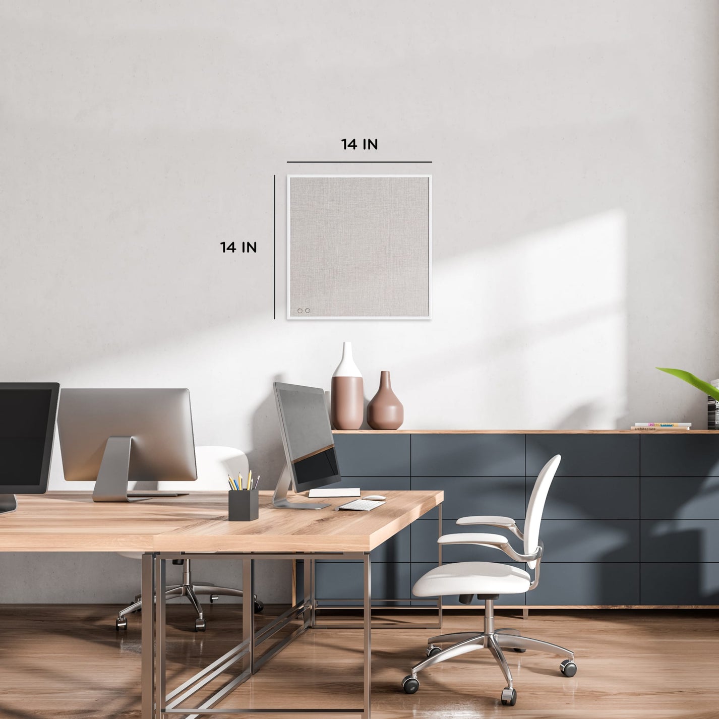 U Brands | White Metal Frame Bulletin Board | 3104U00-04 | Embrace the ...
