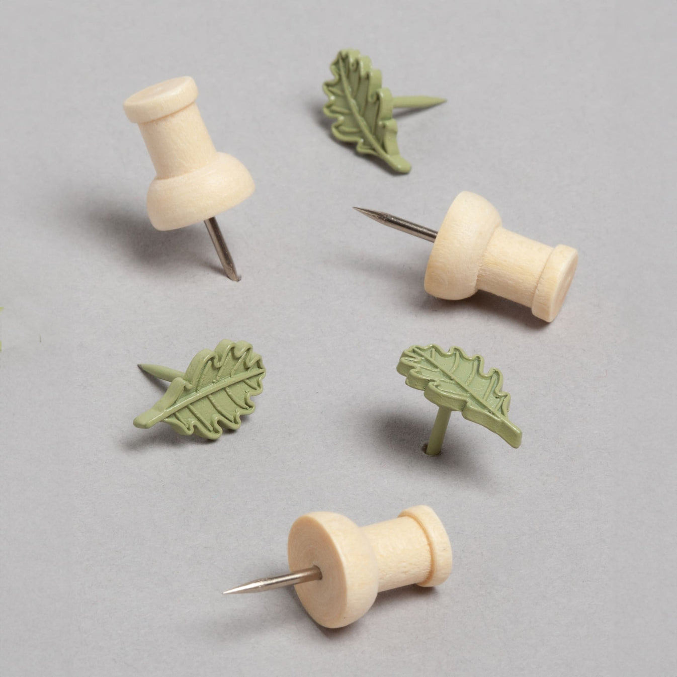 U Brands | Leaves & Wood Push Pins | 3035U06-24 | Add a touch of ...