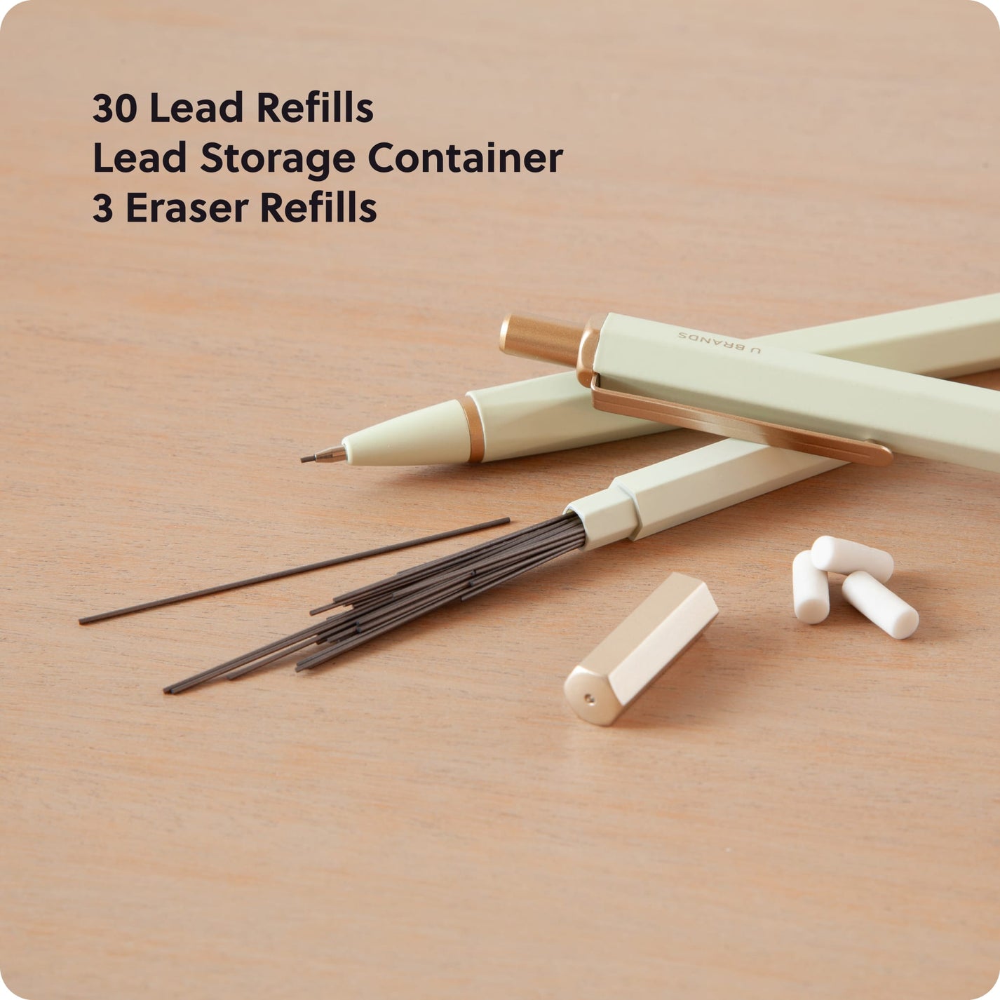 U Brands | Mint Maven Mechanical Pencils + Refills, 2 CT | 7172U04-24 ...